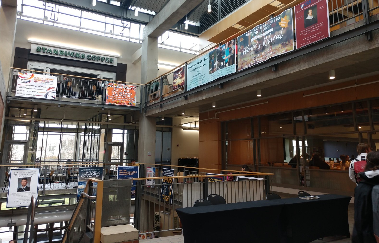 Banners and Kiosks - Pryzbyla Center - Catholic University - Washington ...